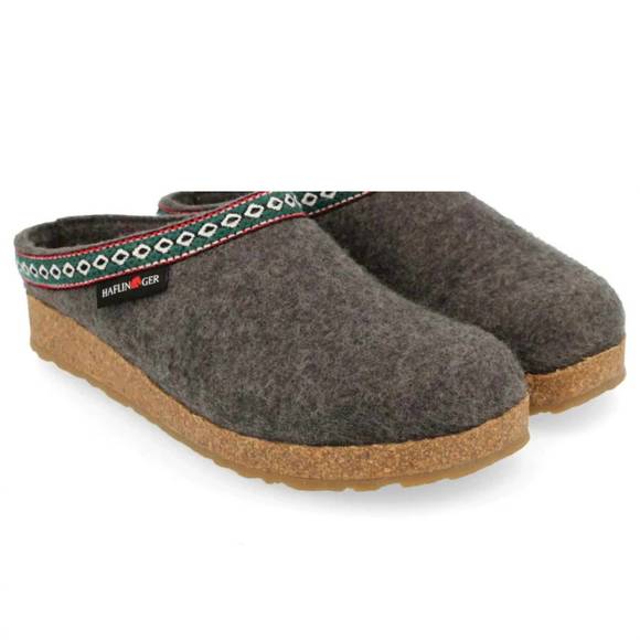 Haflinger | Shoes | New Haflinger Womens Gz Braided Clogs In Grey ...